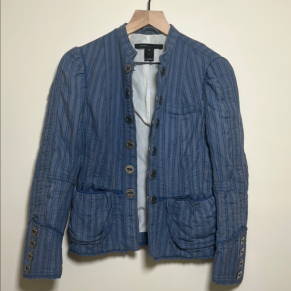 Marc Jacobs | Jackets & Coats | Marc Jacobs Womens Blue Vintage Jacket ...